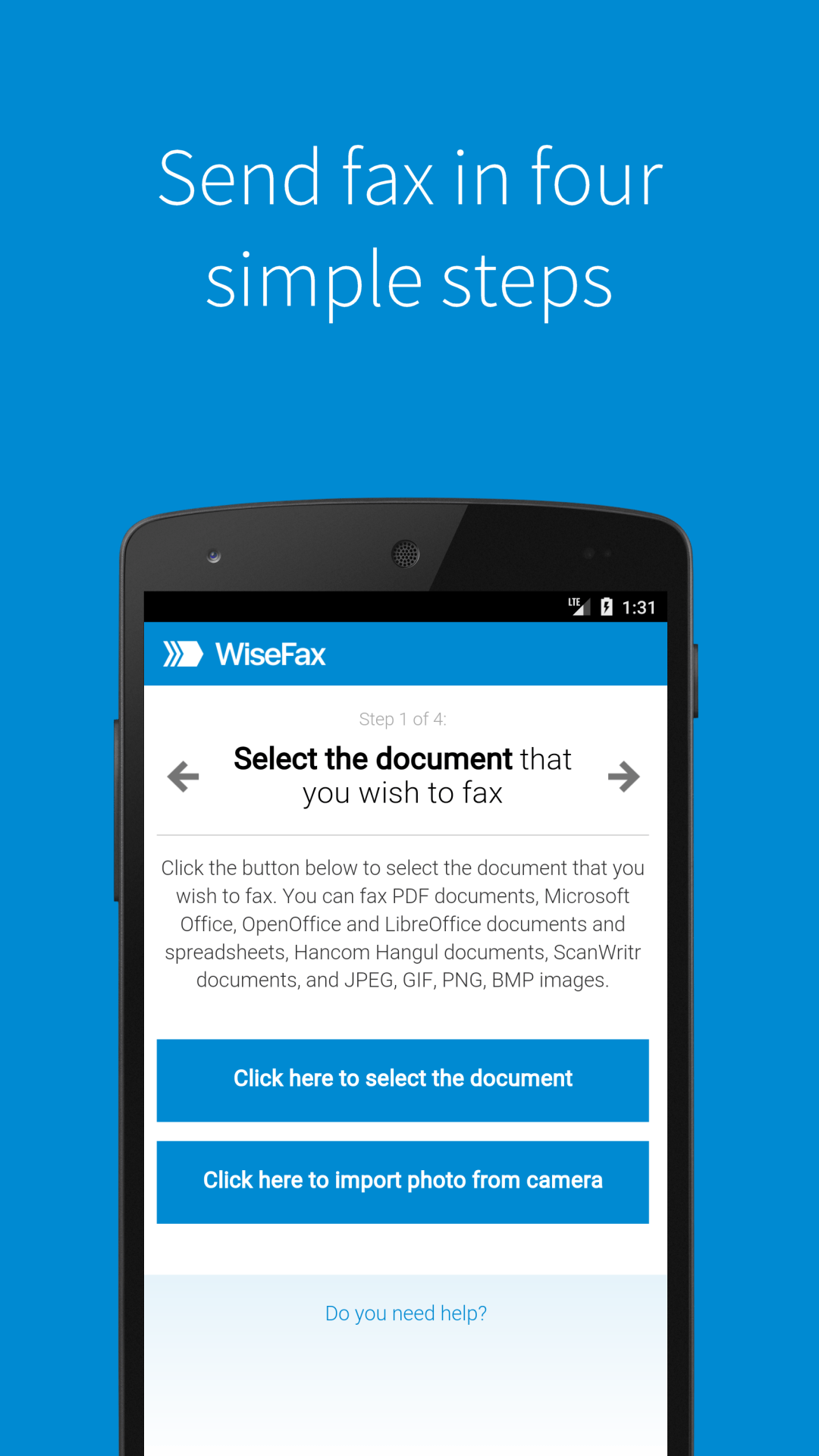 How to Send eFax From Android Safely and Easily? With Wisefax