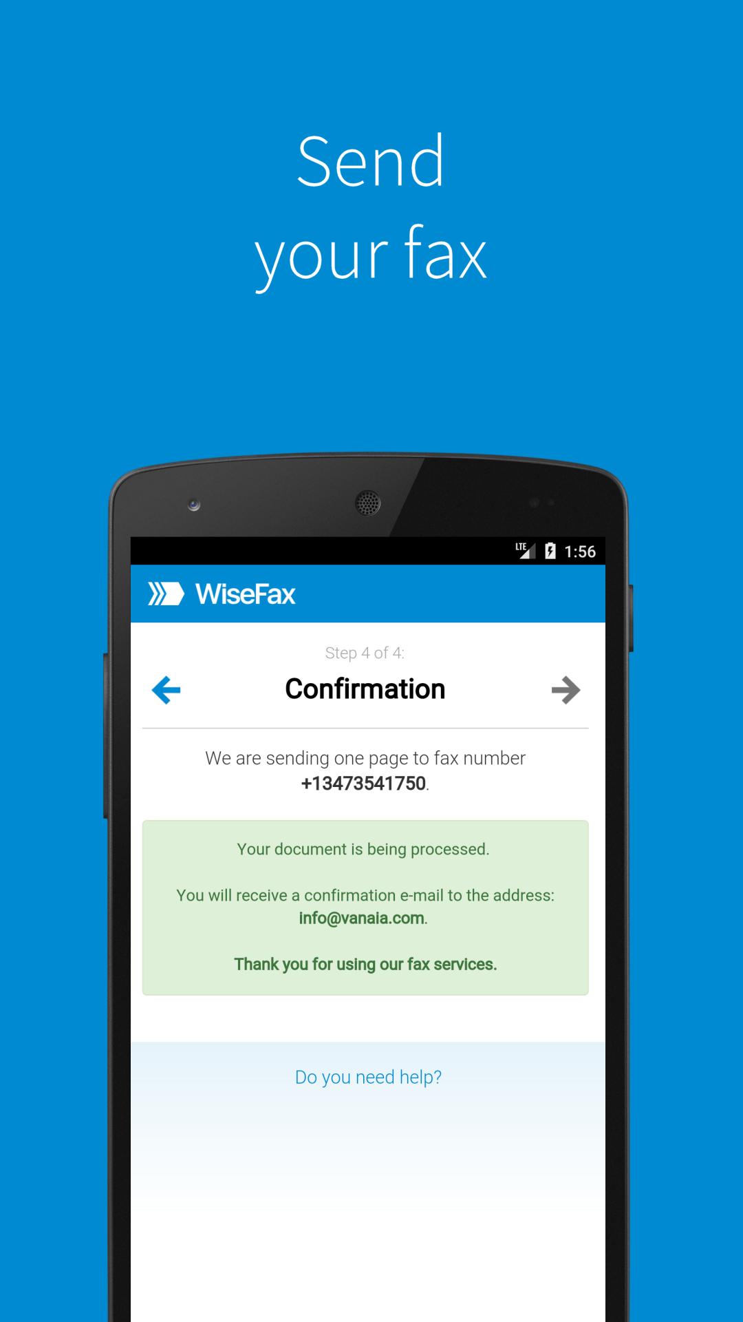 How to Send eFax From Android Safely and Easily? With Wisefax
